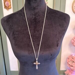 Premier Designs | Jewelry | Vintage Premiere Designs Silver Tone Cross ...